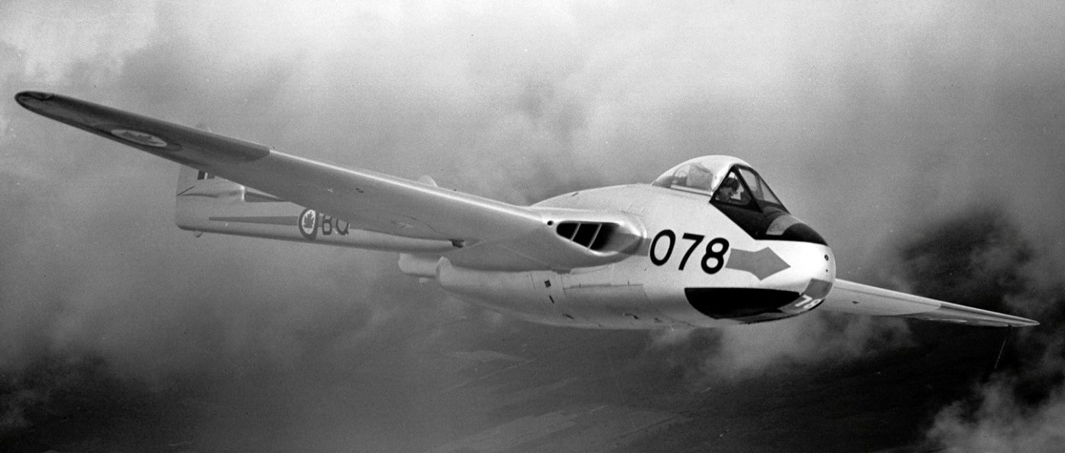 First Operational Jet Fighter for the RCAF – DH.100 Vampire Jan-1948 ...